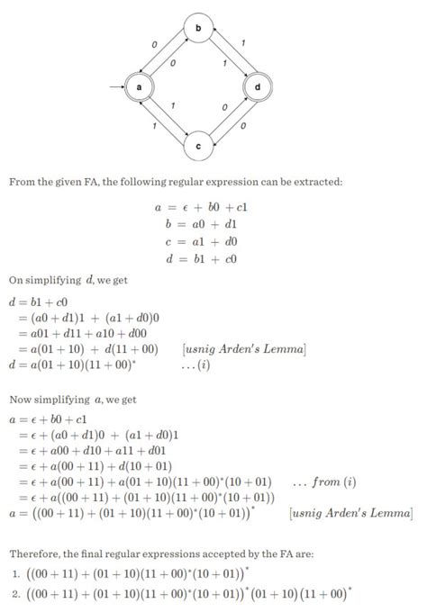 theory of computation dfa to regular expression