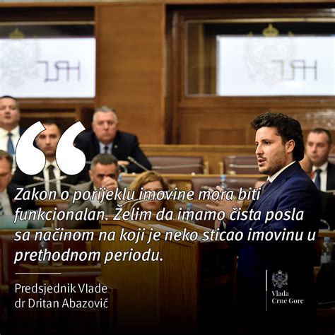 Dr Dritan Abazovic On Twitter RT VladaCG PremijerskiSat Odgovor