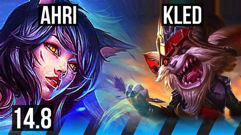 Ahri Vs Kled Mid Rank Ahri Rank Na Challenger