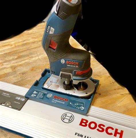 Bosch GKF 12v 25 Meets FSN Guide Rail Woodworking Jigsaw Woodworking