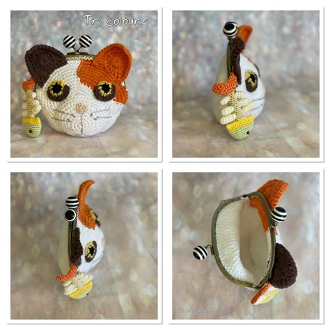 Handmade Crochet Cat Pouch EBay