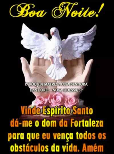 Boa Noite Espirito Santo Mensagem De Deus