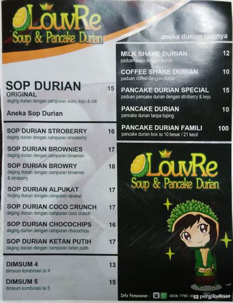 Selalu Diperbarui Menu LouvRe Beji Depok