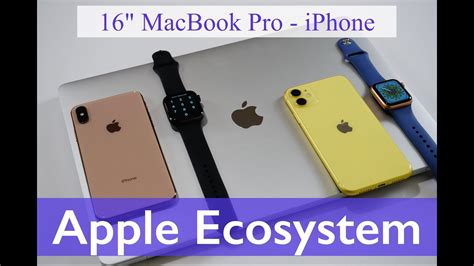 Apple Ecosystem Explained With Inch Macbook Pro And Iphone Youtube