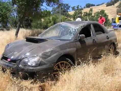 Wrx Sti Crash Youtube