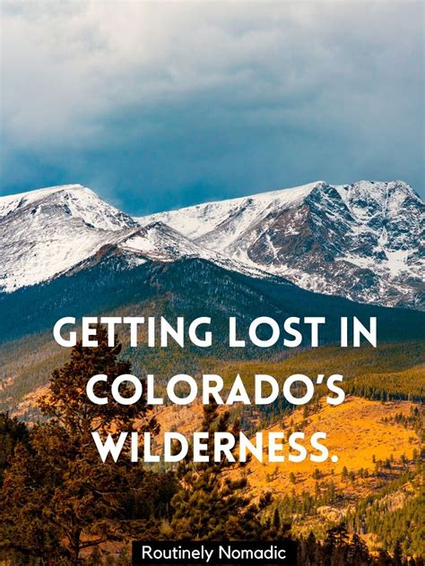 150 Great Colorado Captions Routinely Nomadic