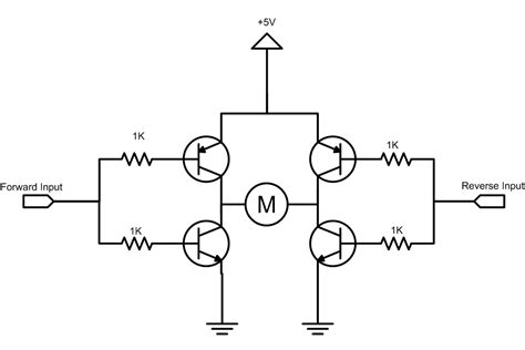 H Bridge Schematic For Motor Control