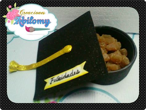 Creaciones Abifomy DULCERO PARA GRADUACION BIRRETE Con Moldes