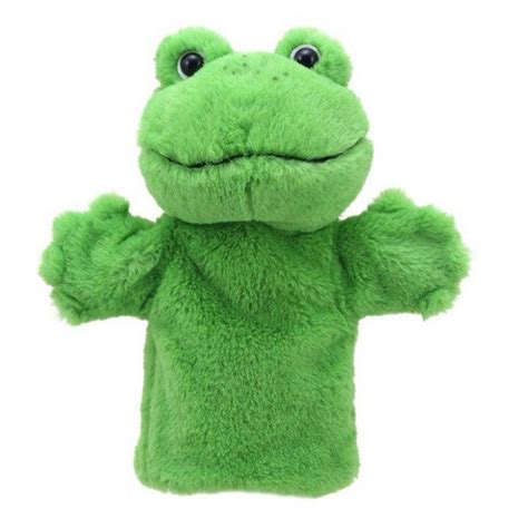 Marionnette à main pour enfant Grenouille 22cm