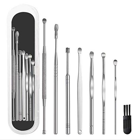 Buy 8 Pcs Ear Pick Earwax Removal Kit Ear Cleansing Tool Set Ear