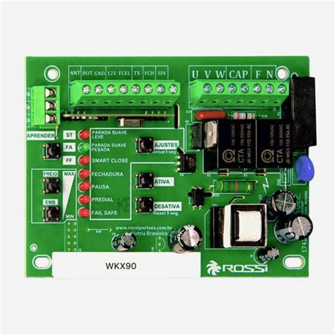 Placa Motor Rossi Port O Eletr Nico Basculante Pivotante Wkx