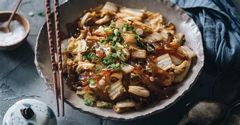 Chinese Napa Cabbage With Glass Noodles Omnivores Cookbook