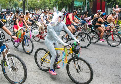 FOTOGALERÍA RODADA NUDISTA EN LA CDMX Máspormás