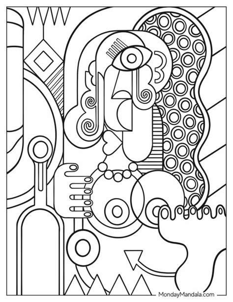20 Abstract Coloring Pages Free PDF Printables