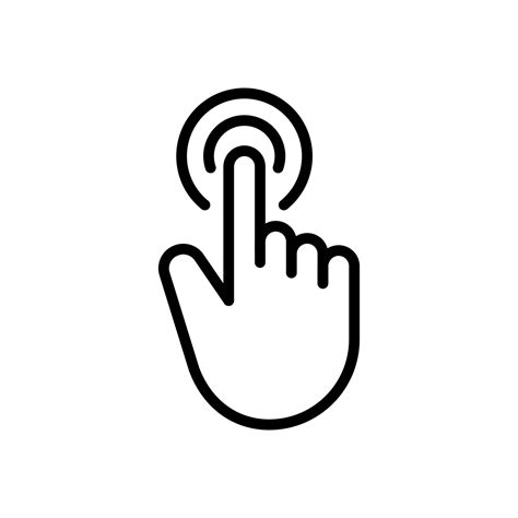 Finger Touch Vector