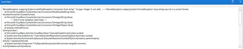 Error In Convert String Into Int32 Double Int64 Studio UiPath