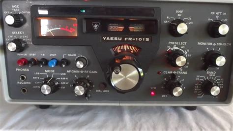 Yaesu Fr S Vintage Shortwave Ham Receiver All Mode Youtube