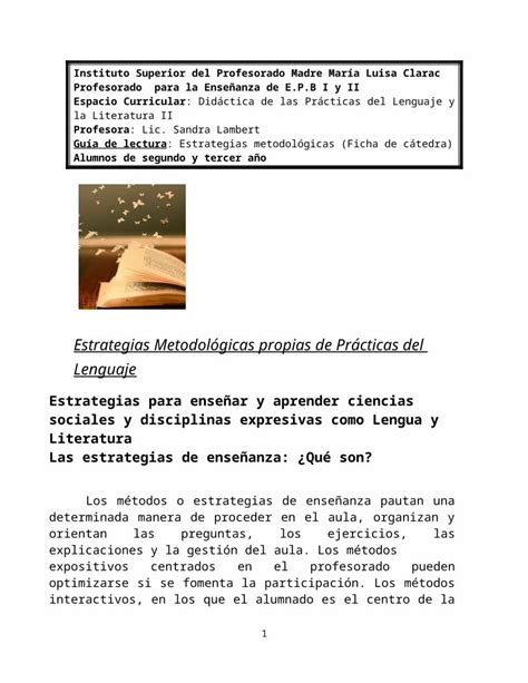 DOCX 2015 Documento Estrategias Metodológicas generales y de