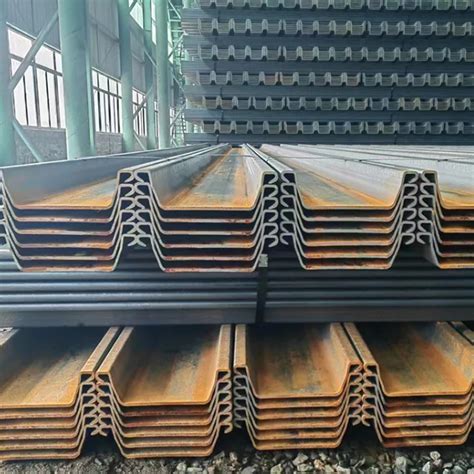 Z Type Sheet Pile Steel Pile 345 Steel Casing For Bored Pile China