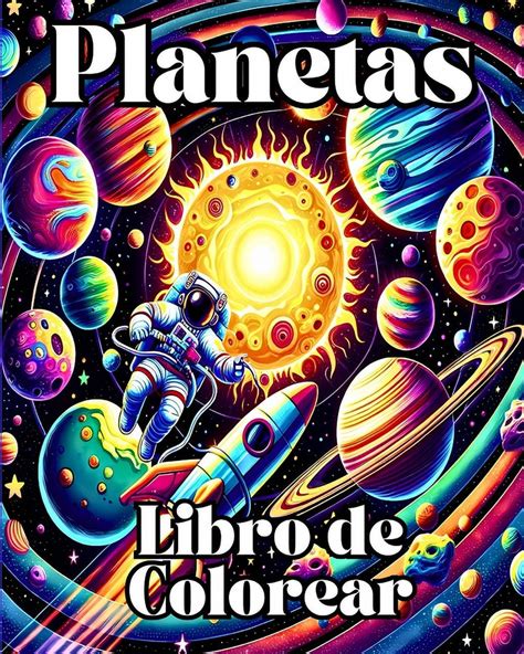 Planetas Libro de Colorear Color y aprende con páginas para colorear
