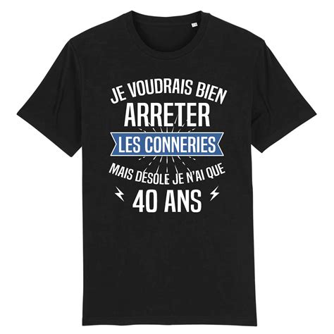T Shirt 40 Ans Je N Ai Pas 40 Ans Homme Logorigolo
