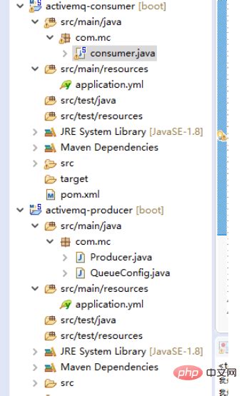 怎么在springboot中整合activemq java教程 php中文网