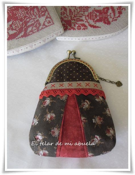 El Telar De Mi Abuela MONEDEROS CON BOQUILLA Monederos Coser
