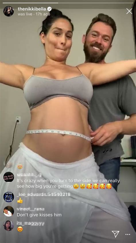 Pregnant Nikki Bella Dances With Fianc Artem Chigvintsev As He