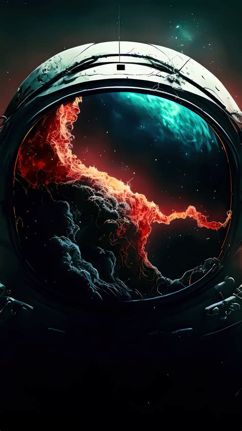 Astronaut Art 4K 6061k Wallpaper IPhone Phone