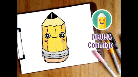 Como Dibujar Un Lapiz Kawaii Dibujos Para Dibujar YouTube