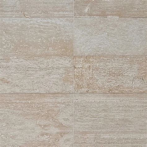 12MM IVORY VEIN CUT TRAVERTINE TILES HONED UNFILLED SELECT GRADE