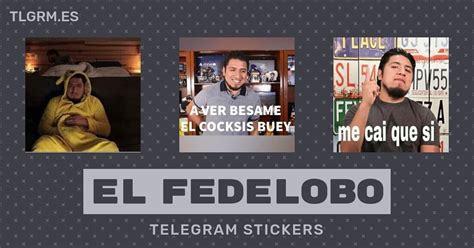 Pack De Stickers Para Telegram El Fedelobo