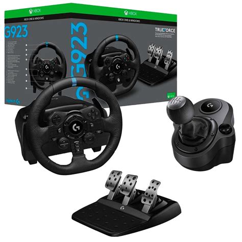 Volante Logitech G923 pedal Câmbio Driving Force Shifter para X