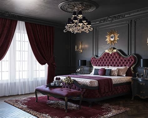 Grey And Purple Master Bedroom