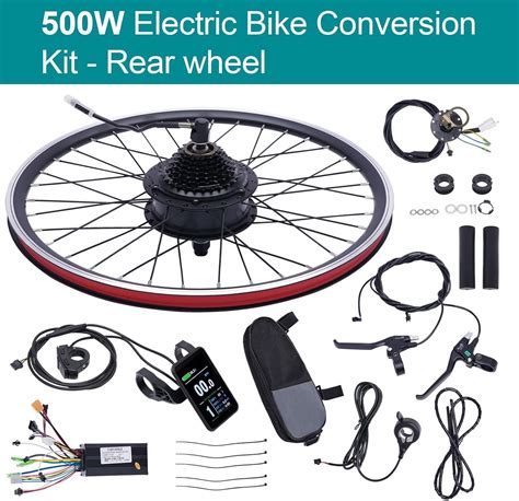 Kit de conversión de bicicleta eléctrica de 24 pulgadas rueda