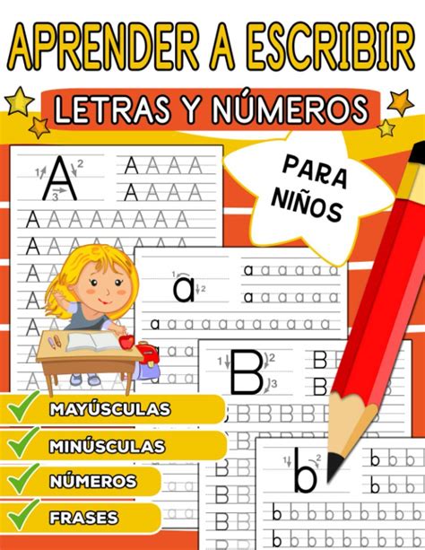 Buy Aprender a escribir letras y números para niños Primeros