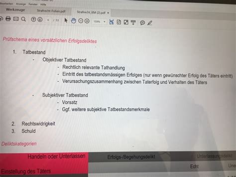 Pr Fschema Strafrecht Mep Flashcards Quizlet