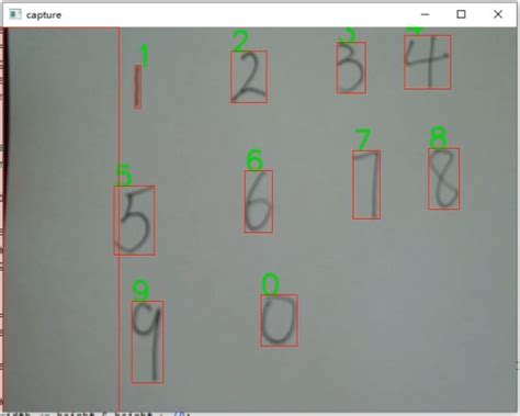 【a176】基于python opencv k nn算法实现视频识别手写数字 字符识别 索炜达电子