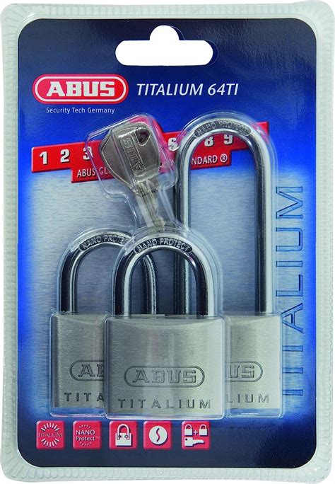 Amazon ABUS 64TI 40HB63 40 X 63mm Titalium Padlock With Long