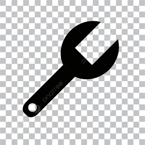 Vector De Llave De Fondo Transparente Con Un Icono De Una Llave Inglesa