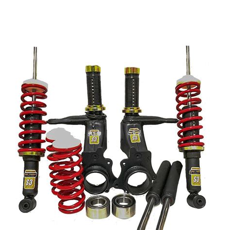 Kit Completo Suspensão Rosca Slim Linha G1 G4 Suspensões Top Rodas
