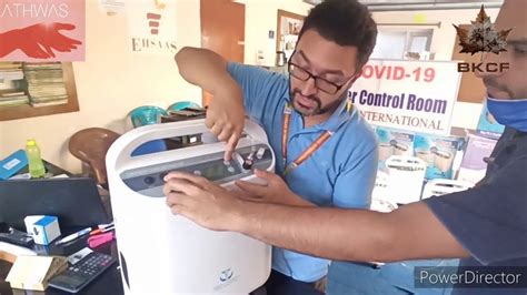 Demonstration Use Of Oxygen Concentrator Youtube