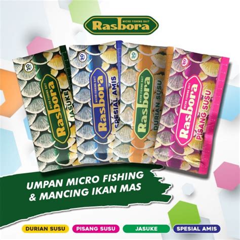 Jual Umpan Ikan Mas Rasbora Jasuke Durian Susu Pisang Susu Dan