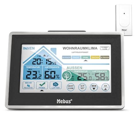 lll Mebus Wetterstation Außensensor hygrowelt de