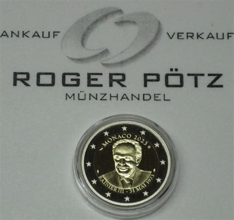Euro Monaco Geburtstag F Rst Rainier Pp Proof Ma Shops