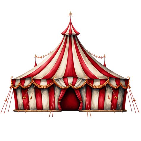 Carnival Circus Tent And Signboard Ai Generative 32424102 PNG