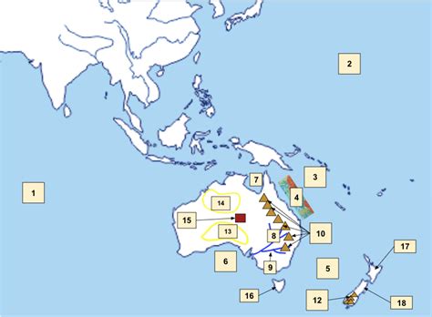 Physical Australia And New Zealand Diagram Quizlet