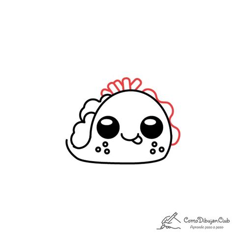 Cómo dibujar Tacos Kawaii COMODIBUJAR CLUB