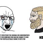 Crying Wojak Vs Chad Meme Generator Imgflip