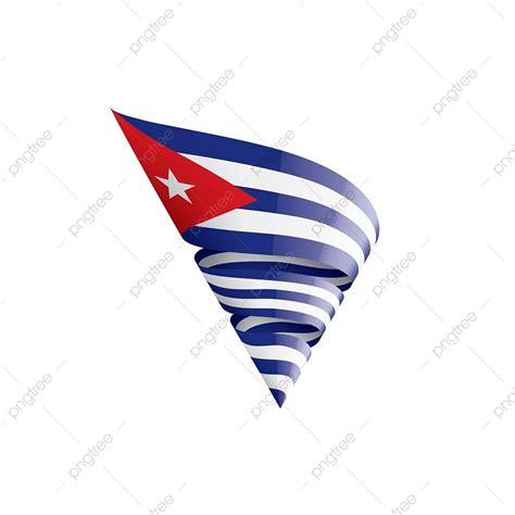 Ilustração Do Símbolo Da Bandeira Nacional De Cuba PNG Pano De Fundo